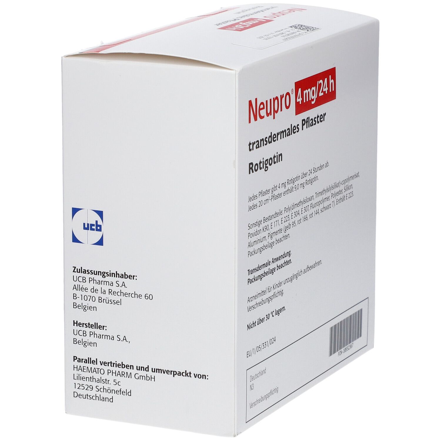 Neupro® 4 mg/24 h 84 St mit dem E-Rezept kaufen - Shop Apotheke