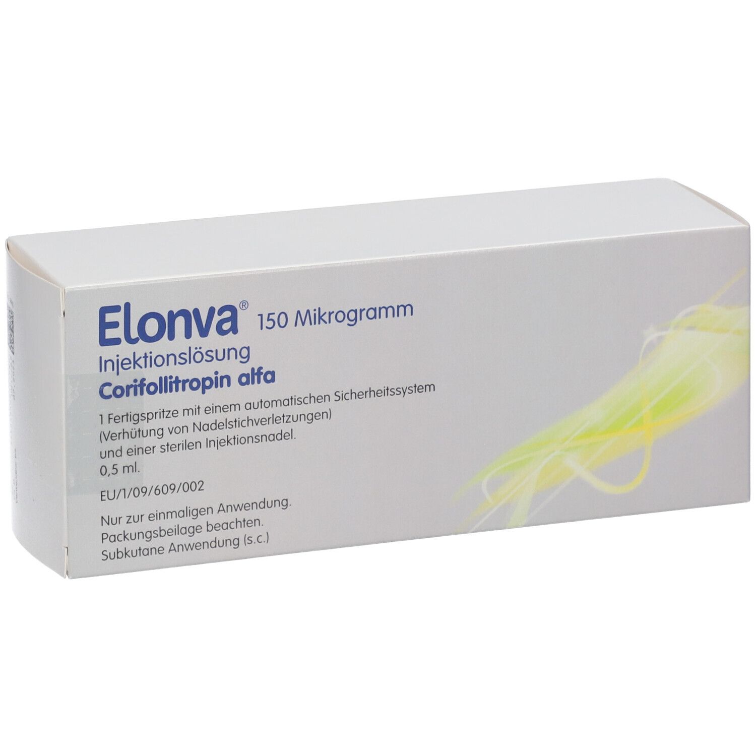 ELONVA 150 Mikrogramm Injektionslsg.i.e.Fertigspr. 0,5 ml mit dem E ...
