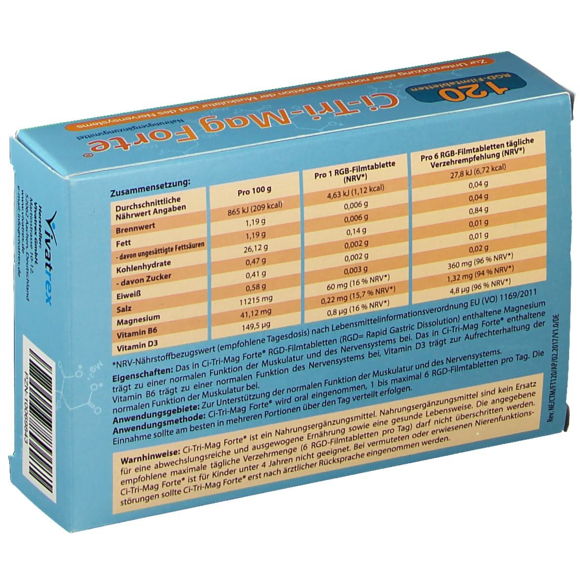 Ci-Tri-Mag Forte® 120 St - Shop Apotheke