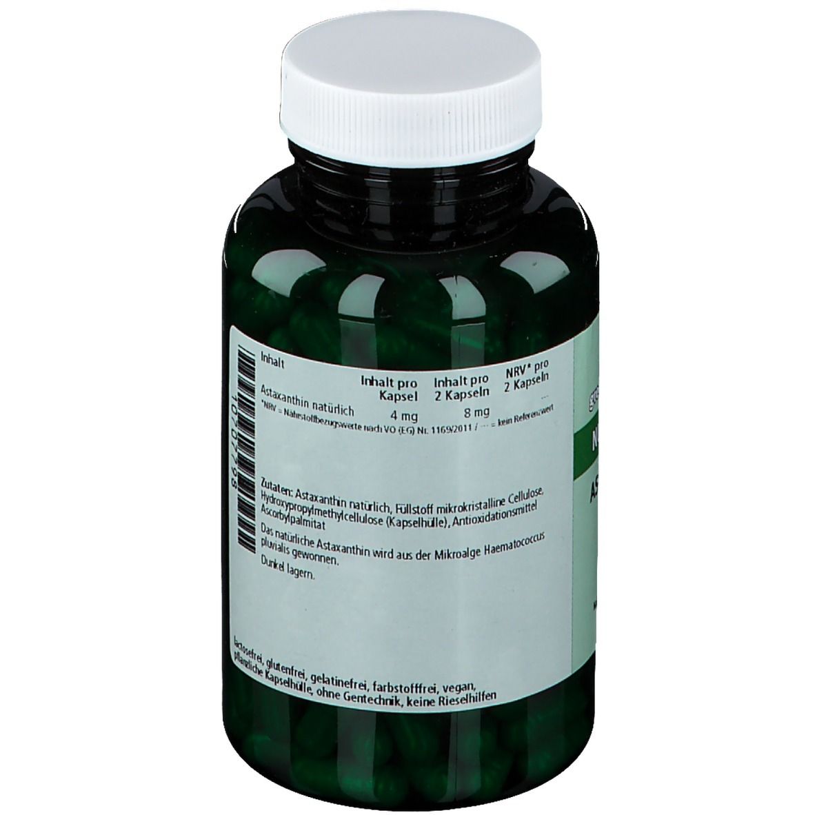 green line NUTRITHEKE Astaxanthin 4 mg 180 St - Shop Apotheke