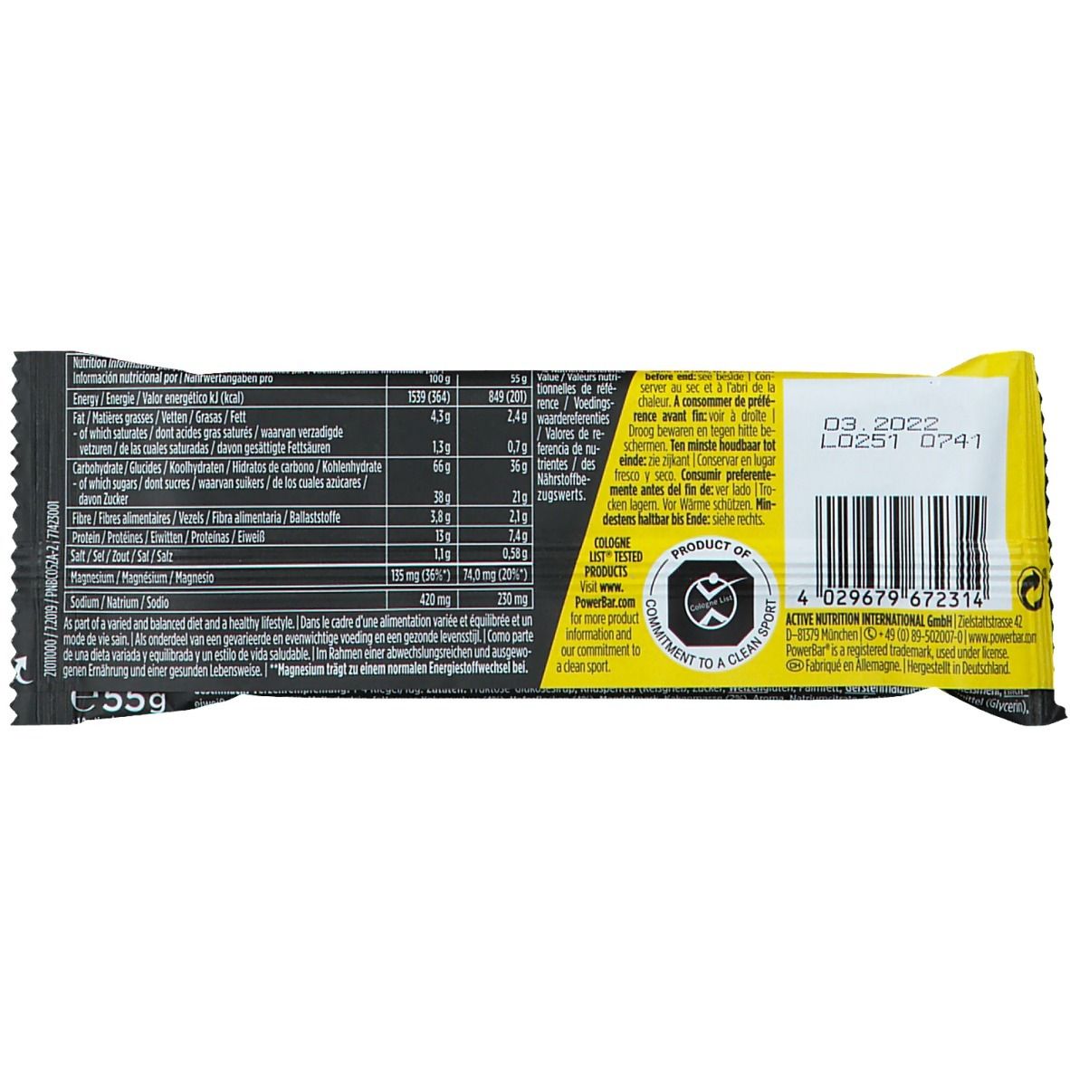 PowerBar® Energize Original Chocolate 55 g - Shop Apotheke