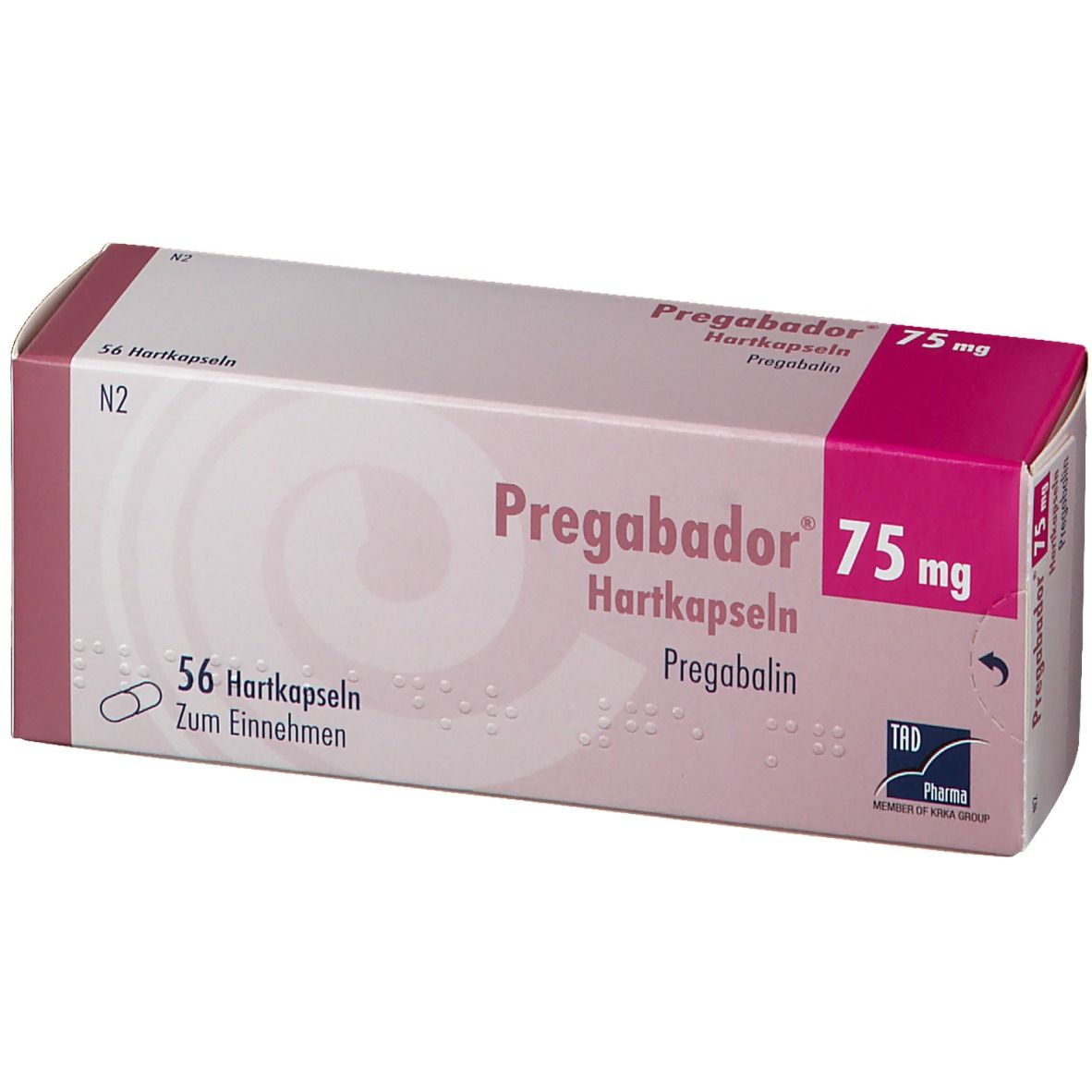 PREGABADOR 75MG HKP 56 St mit dem E-Rezept kaufen - Shop Apotheke