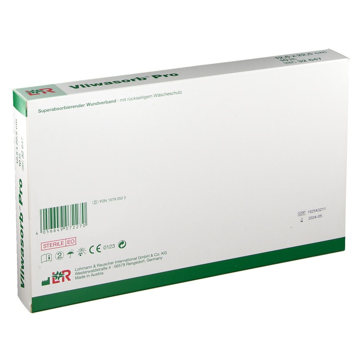 Vliwasorb® Pro Superabsorbierender Wundverband 12,5 x 22,5 cm 10 St ...