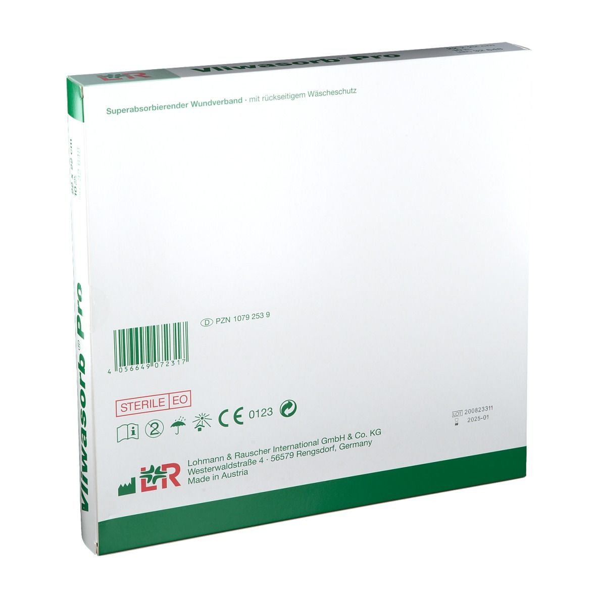 Vliwasorb® Pro Superabsorbierender Wundverband 22 x 22 cm 10 St - Shop ...