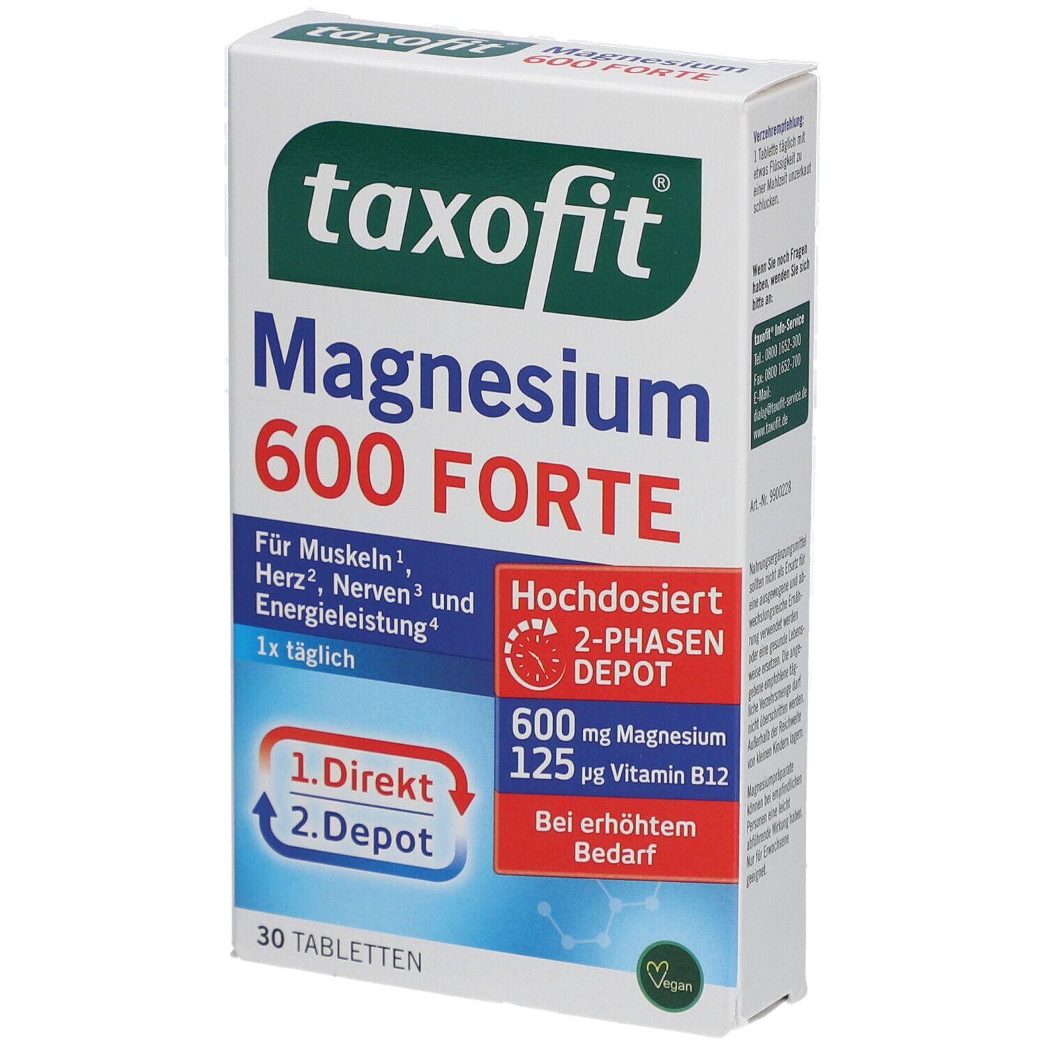 taxofit® Magnesium 600 Forte 30 St - shop-apotheke.com