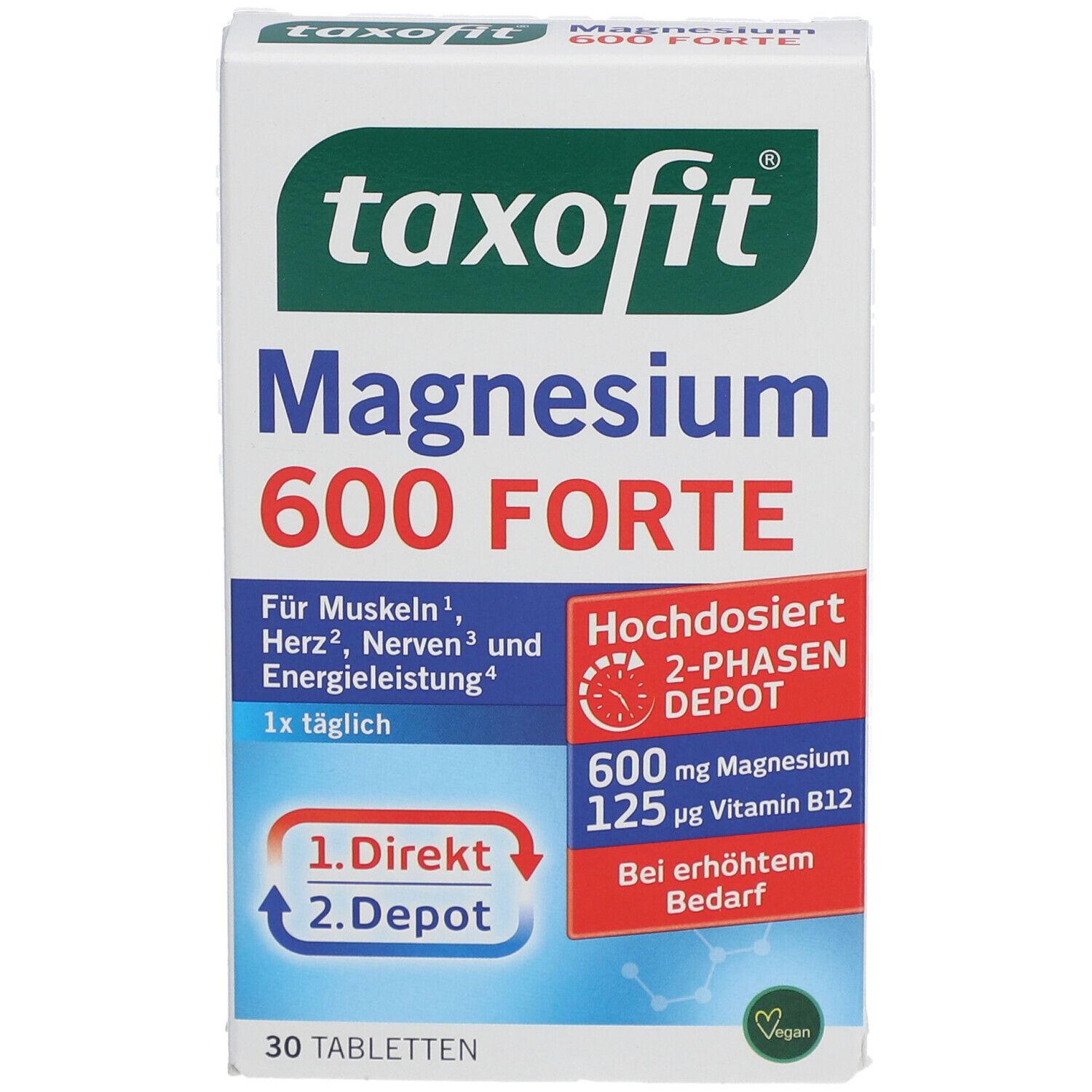 taxofit® Magnesium 600 Forte 30 St - shop-apotheke.com