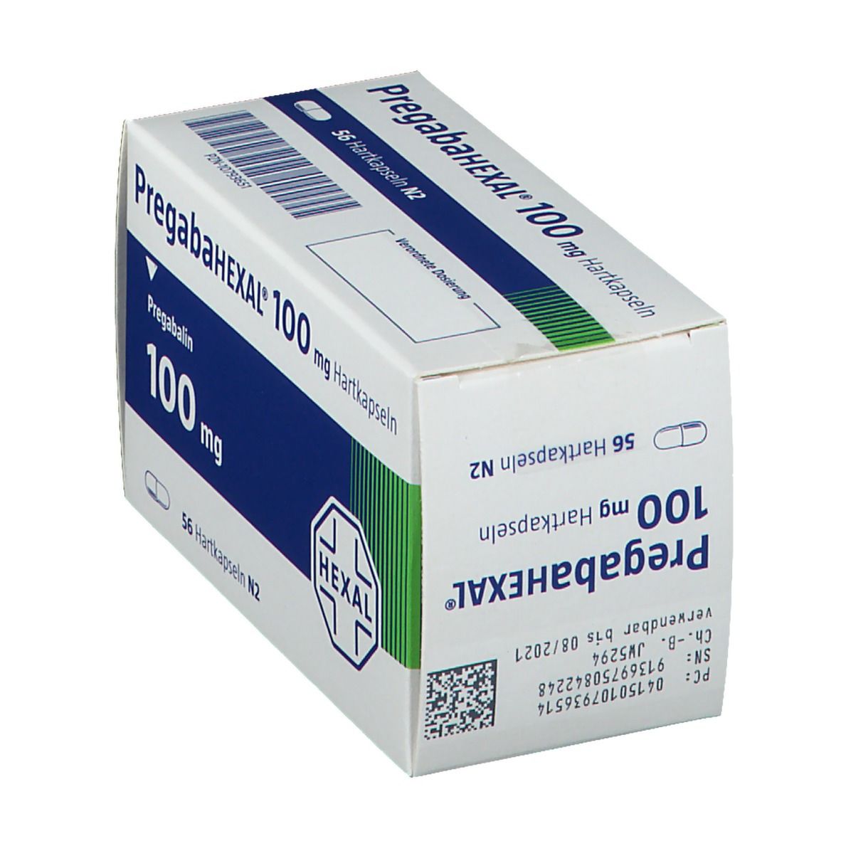 PregabaHEXAL® 100 mg 56 St mit dem E-Rezept kaufen - Shop Apotheke