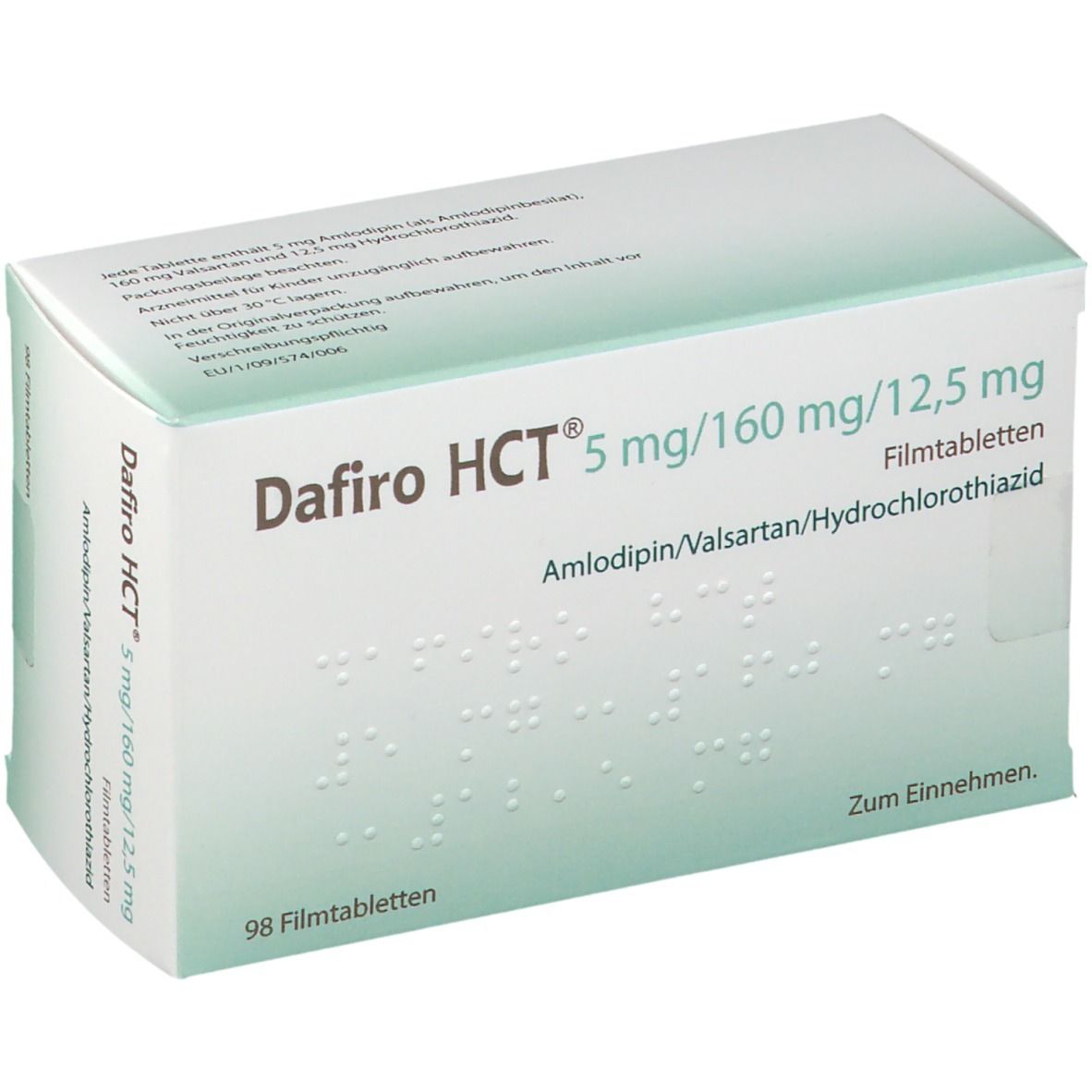 Dafiro HCT 5 mg/160 mg/12,5 mg 98 St mit dem E-Rezept kaufen - Shop ...
