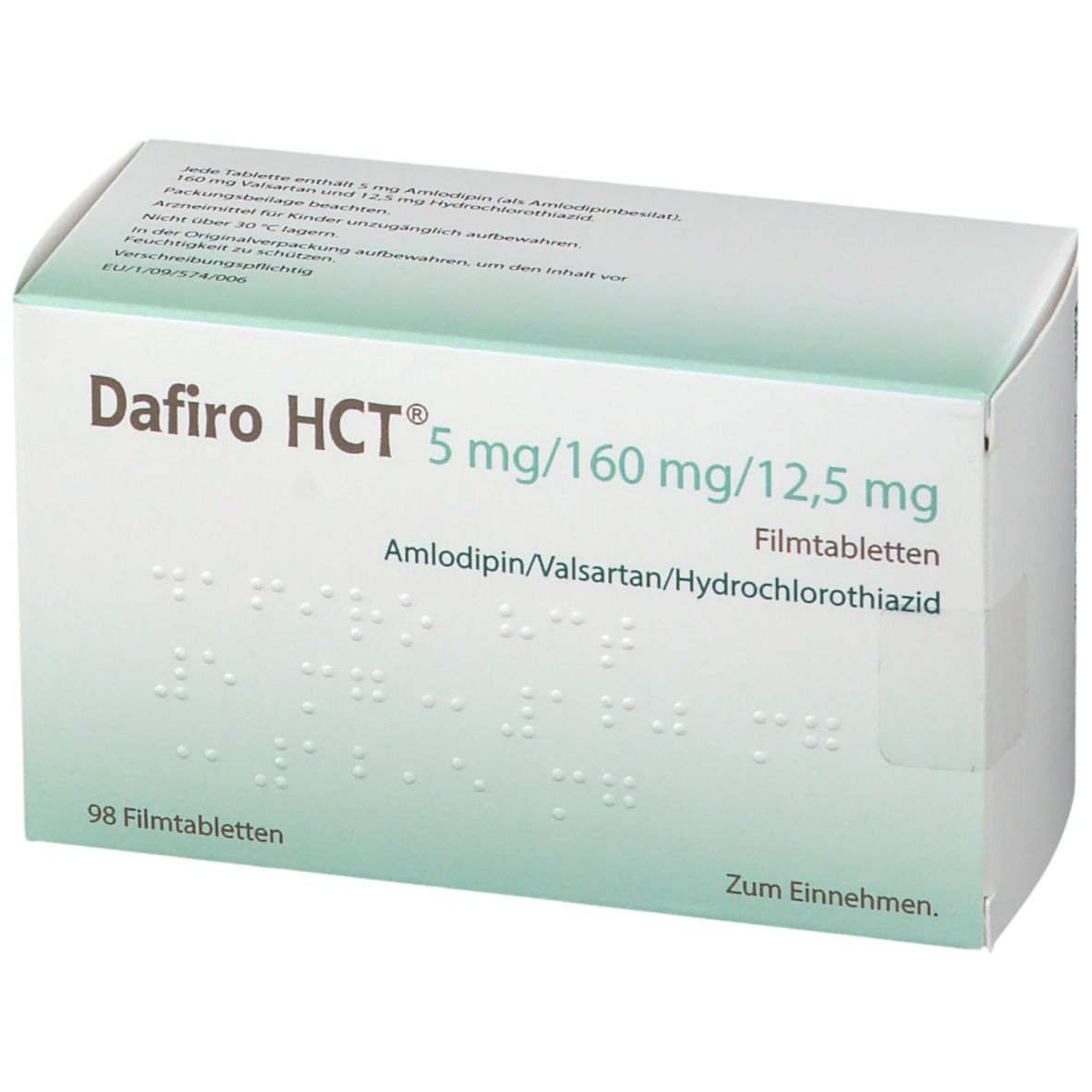 Dafiro HCT 5 mg/160 mg/12,5 mg 98 St mit dem E-Rezept kaufen - Shop ...