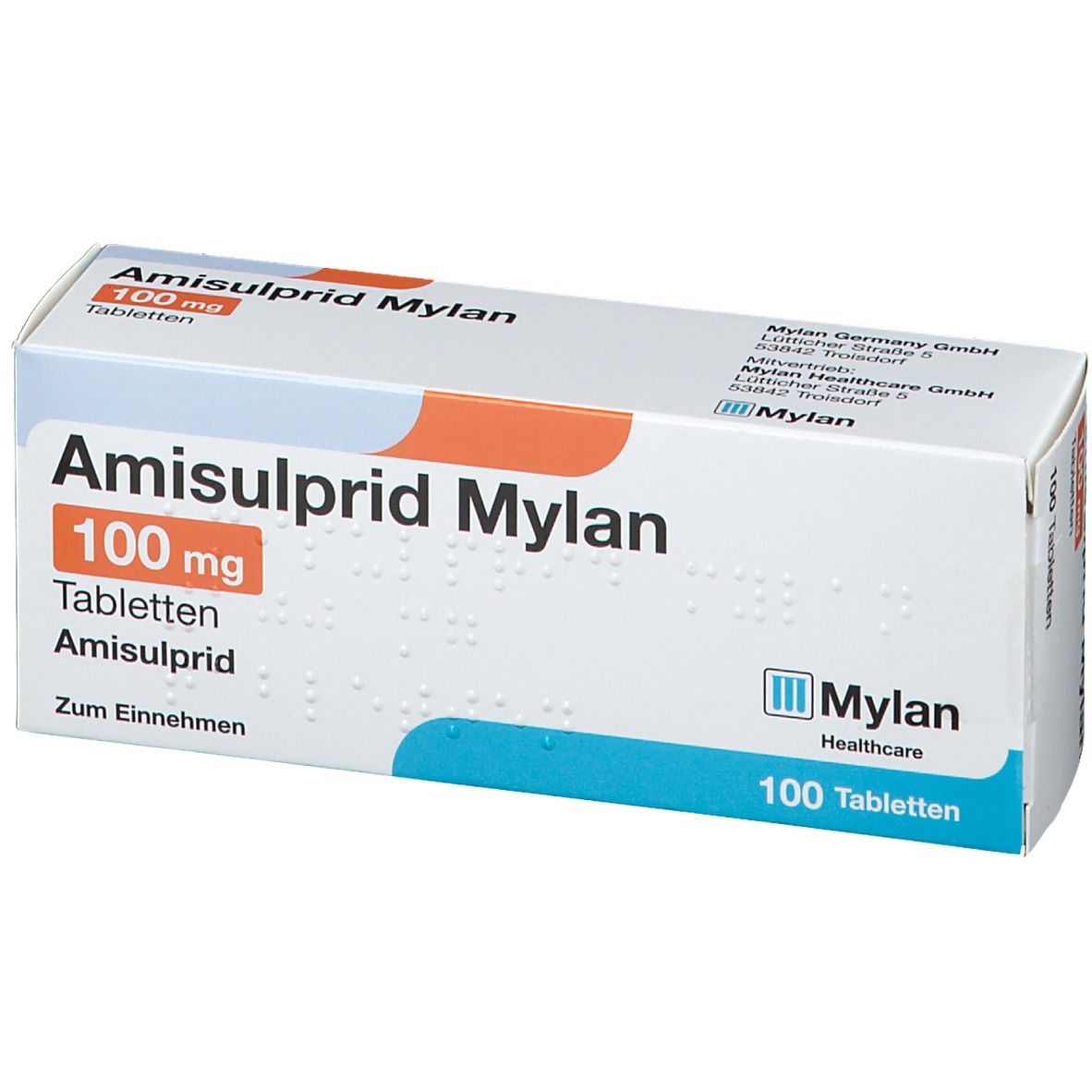Amisulprid Mylan 100 mg 100 St mit dem E-Rezept kaufen - Shop Apotheke