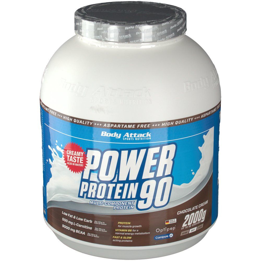 Body Attack Power Protein 90 Chocolate Cream 2000 g - Shop Apotheke