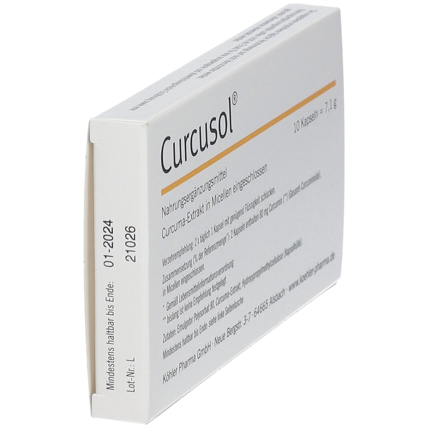 Curcusol® Kapseln 10 St - Shop Apotheke