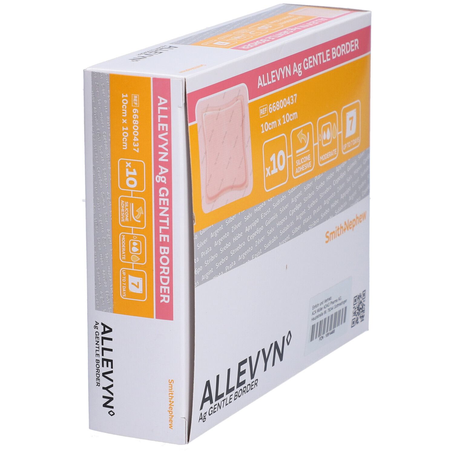 ALLEVYN AG Gentle Border 10 x 10 cm Verband 10 St - Shop Apotheke