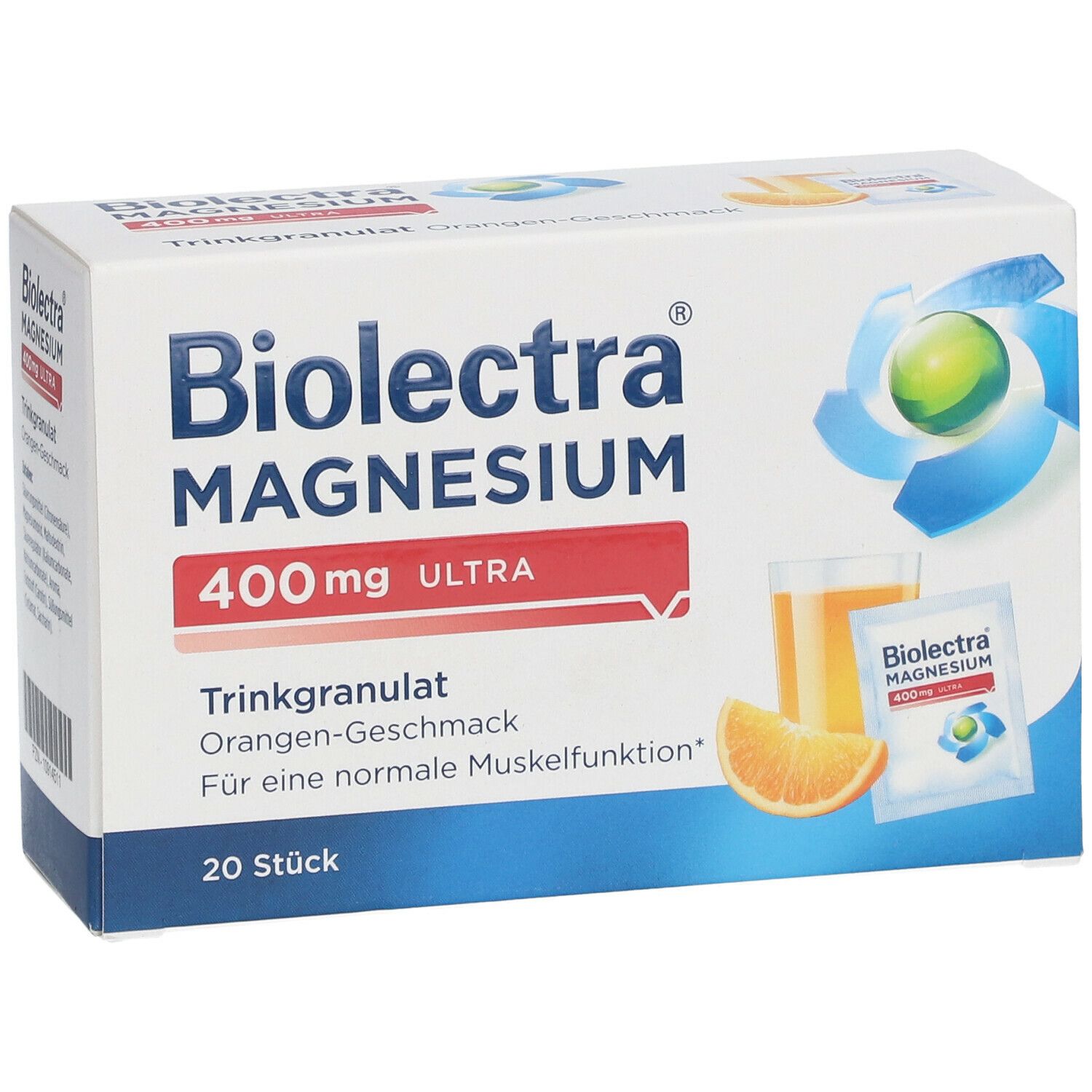 Biolectra® Magnesium 400 mg ultra Trinkgranulat Orange 20 St - shop ...