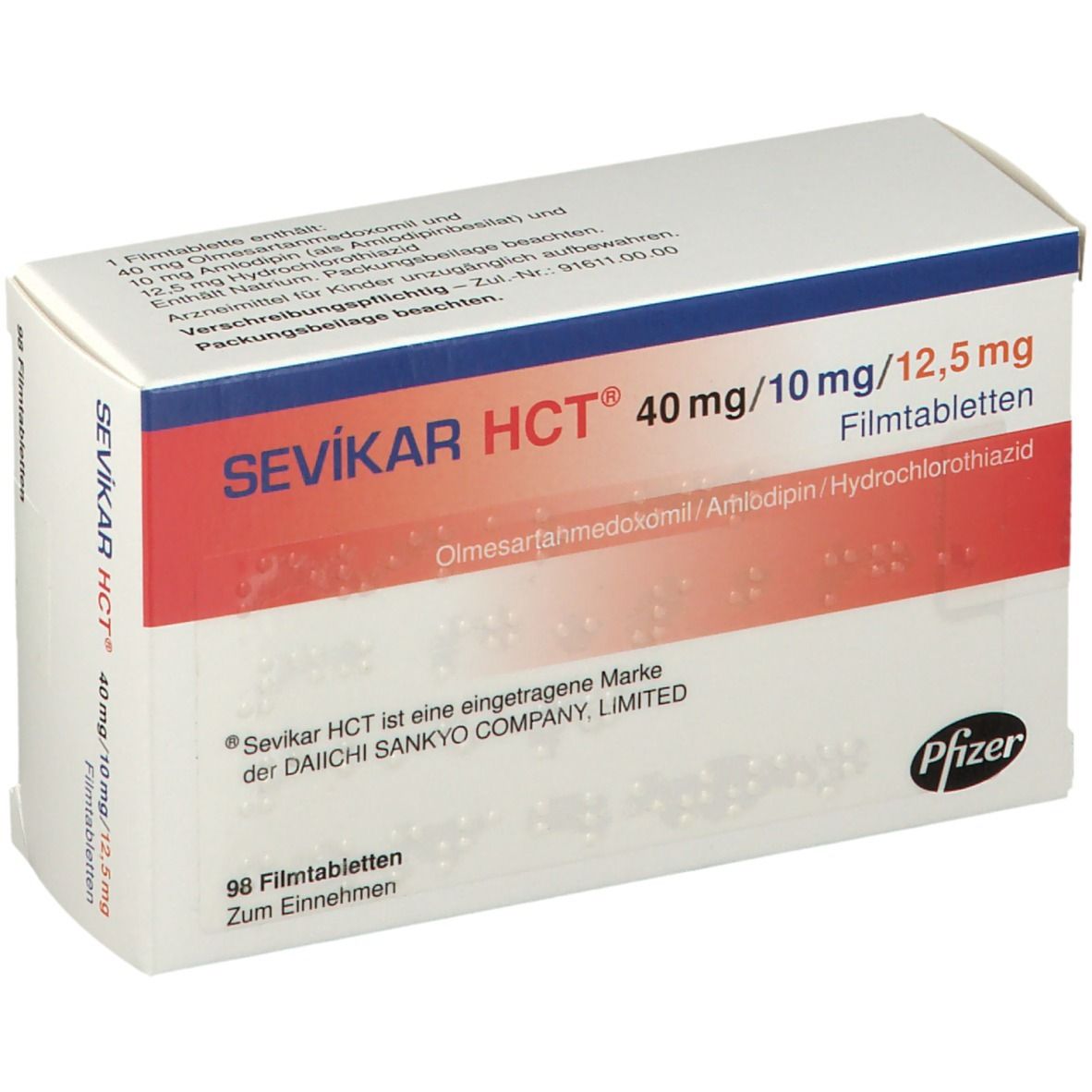 Sevikar HCT 40 mg/10 mg/12,5 mg 98 St mit dem E-Rezept kaufen - Shop ...