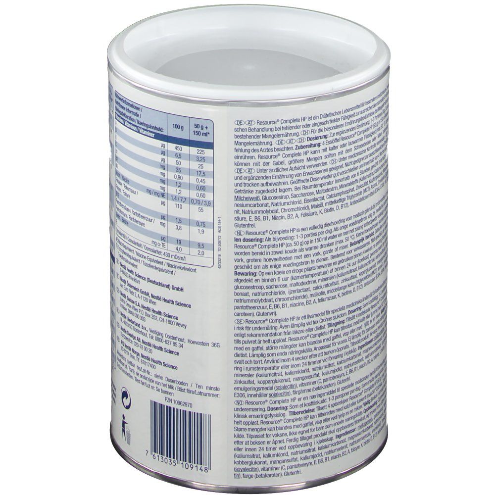 RESOURCE® complete HP Vanille 400 g - Shop Apotheke