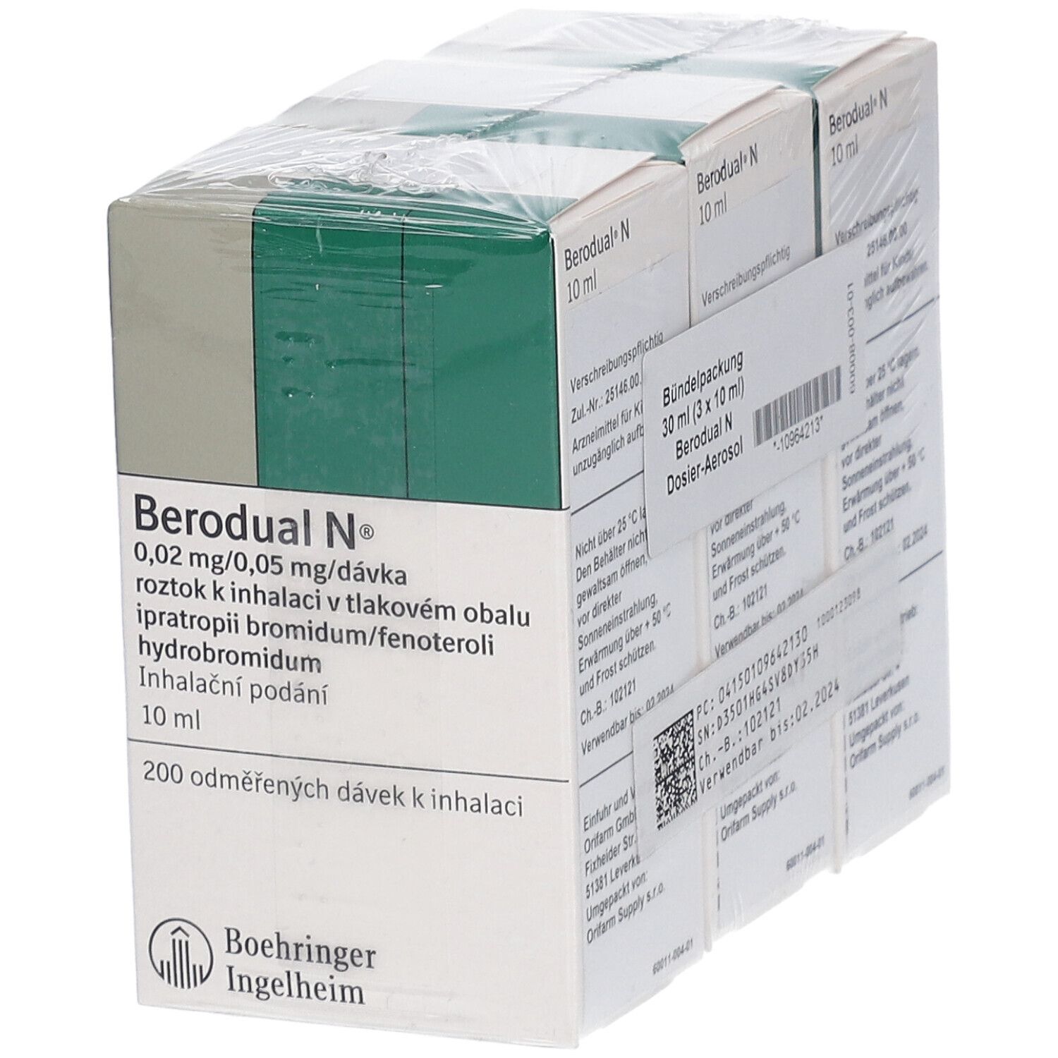Berodual N Dosieraerosol 3x10 ml mit dem E-Rezept kaufen - Shop Apotheke