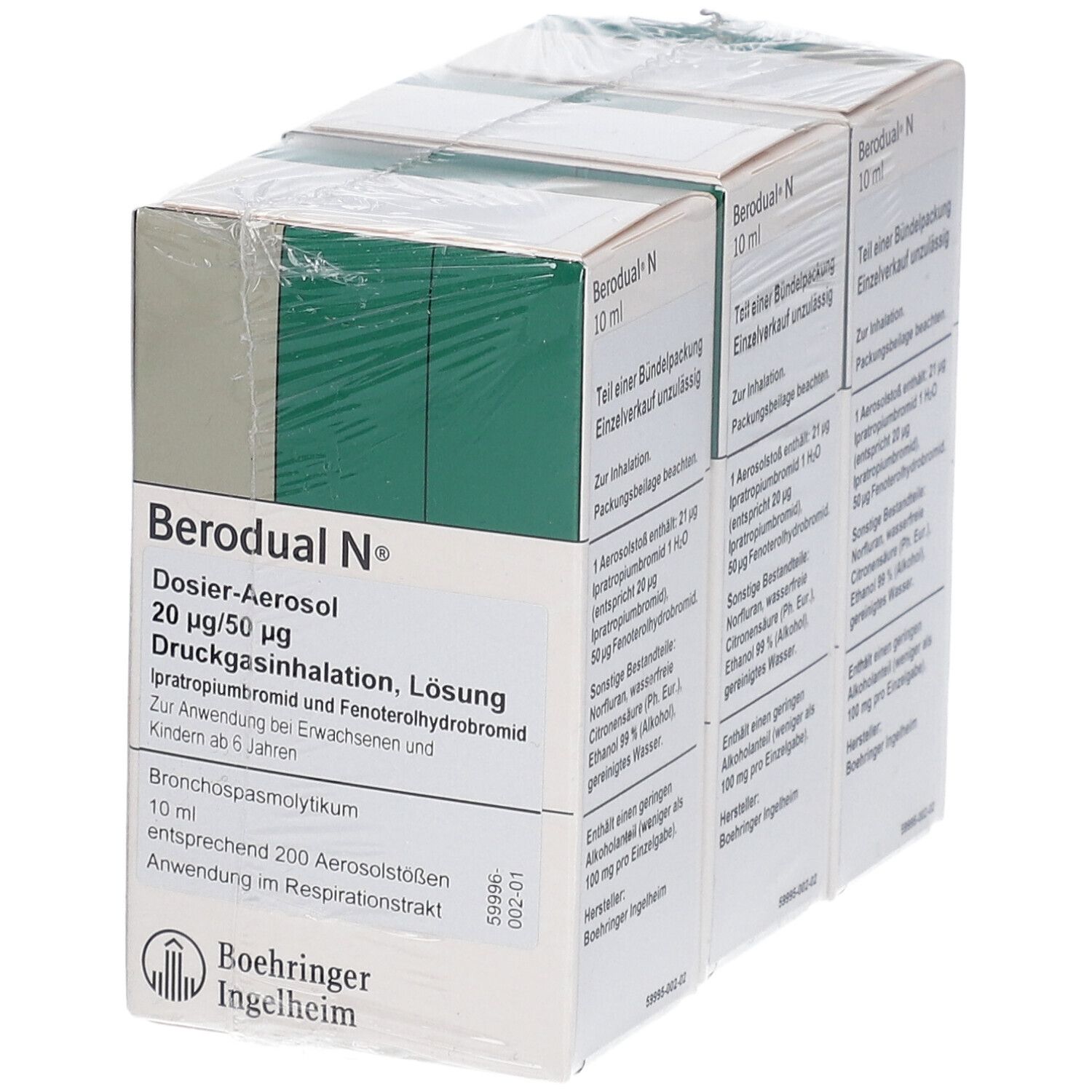 Berodual N Dosieraerosol 3x10 ml mit dem E-Rezept kaufen - Shop Apotheke