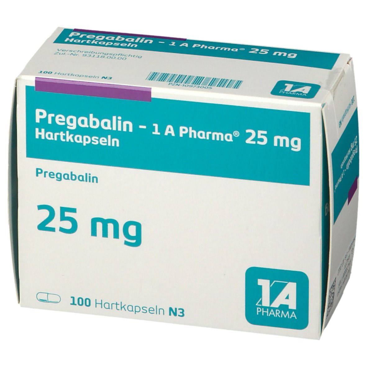 Pregabalin 1 A Pharma 25Mg 100 St mit dem E-Rezept kaufen - Shop Apotheke