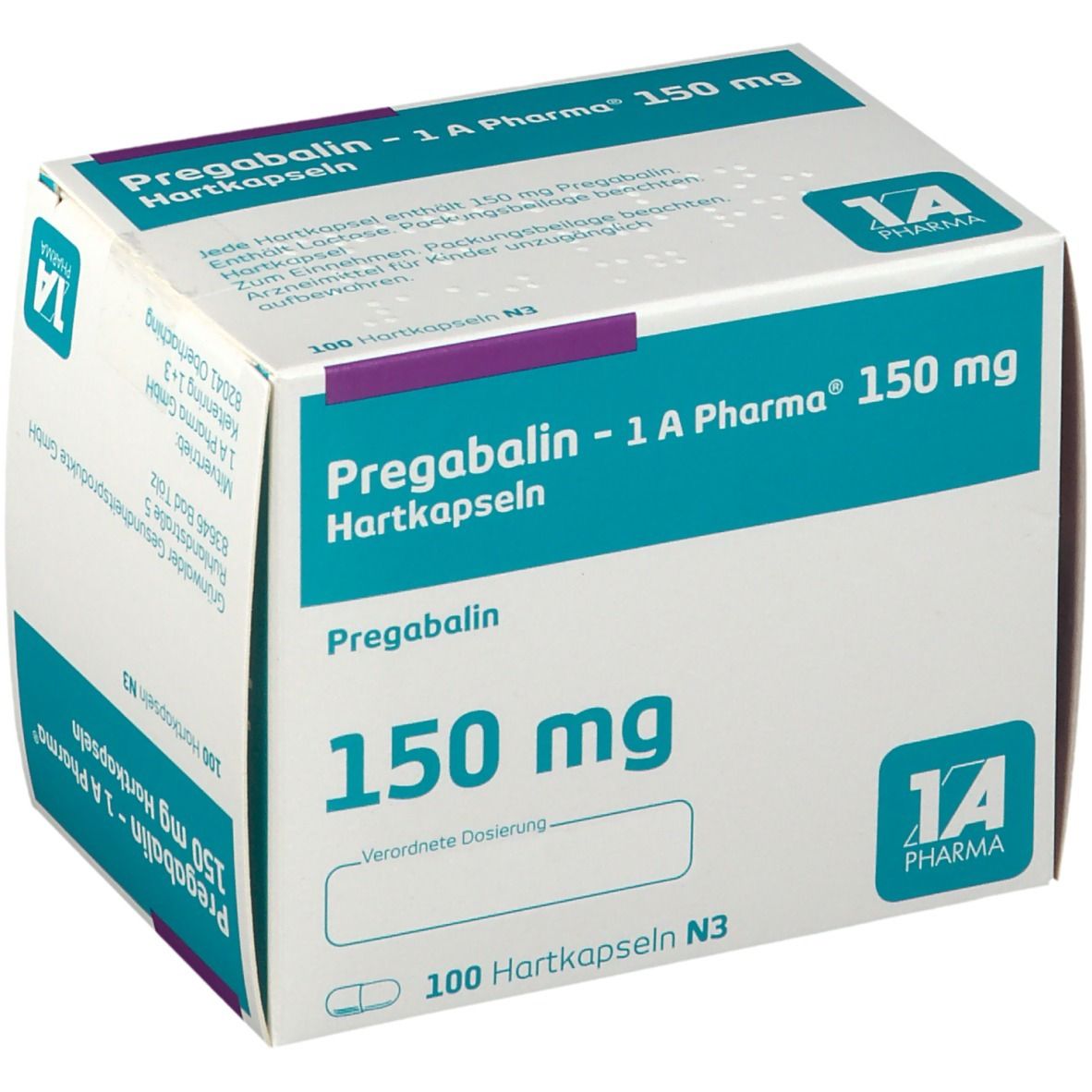 Pregabalin-1 A Pharma150Mg 100 St mit dem E-Rezept kaufen - Shop Apotheke
