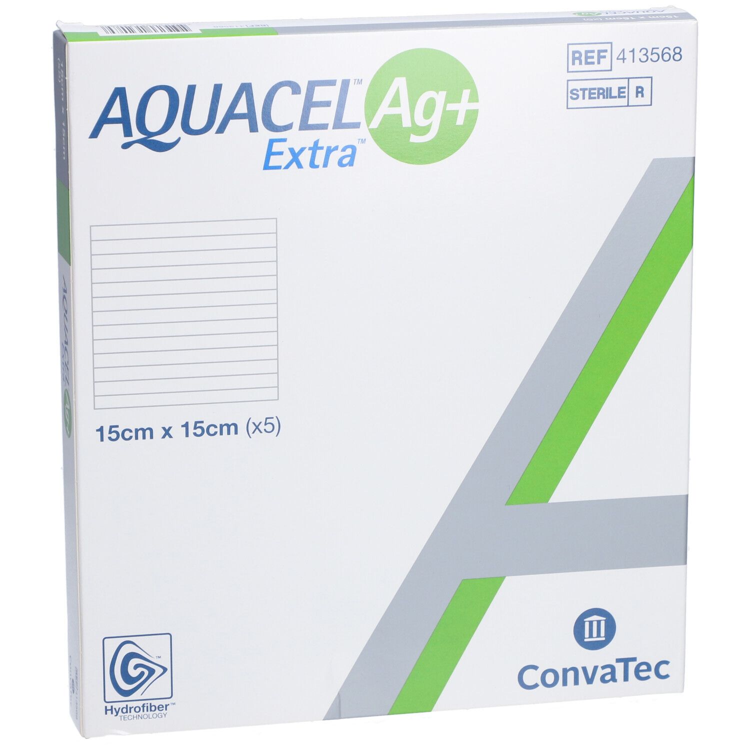 AQUACEL Ag+ Extra 15 x 15 cm Kompressen 5 St - Shop Apotheke