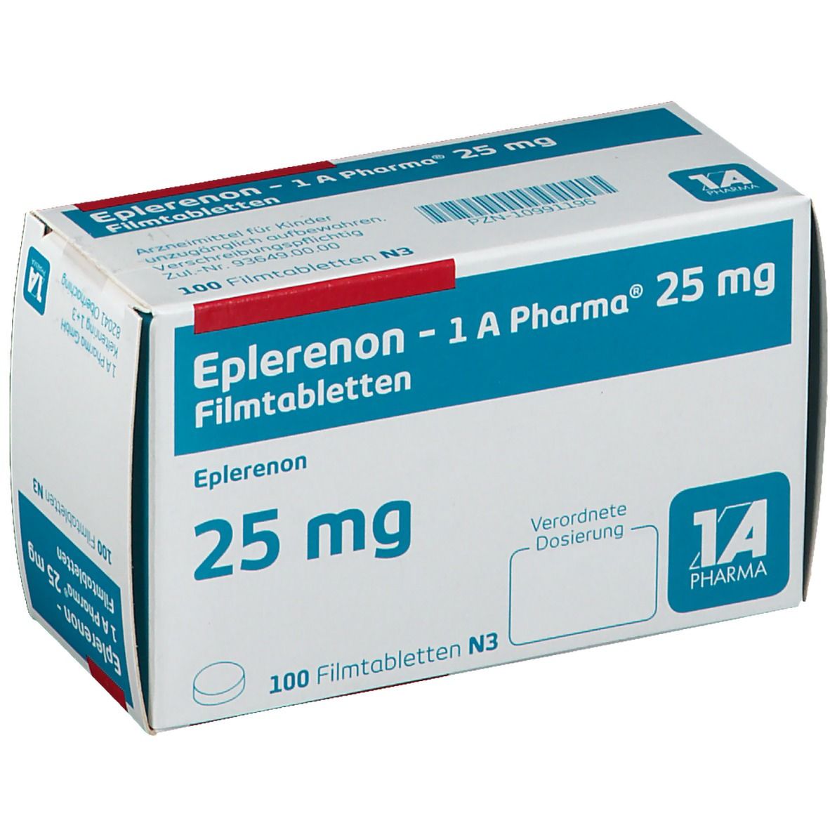 Eplerenon 1A Pharma® 25Mg 100 St mit dem E-Rezept kaufen - Shop Apotheke