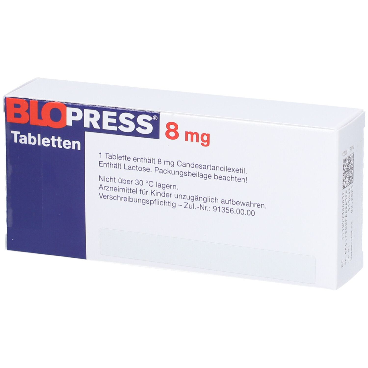 Blopress 8 mg 98 St mit dem E-Rezept kaufen - Shop Apotheke