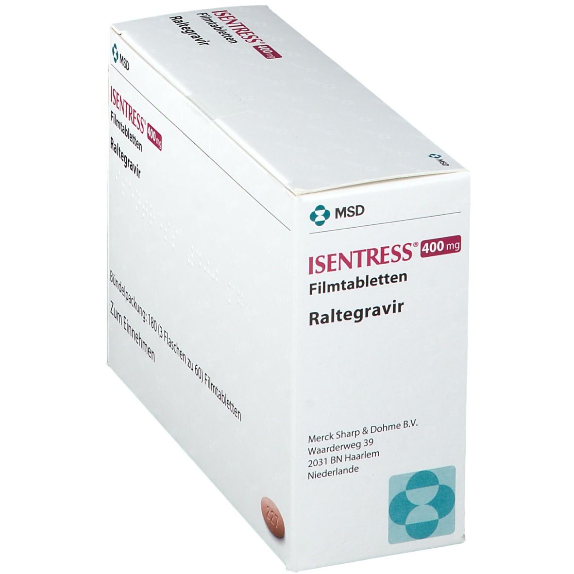 ISENTRESS® 400 mg 180 St mit dem E-Rezept kaufen - Shop Apotheke