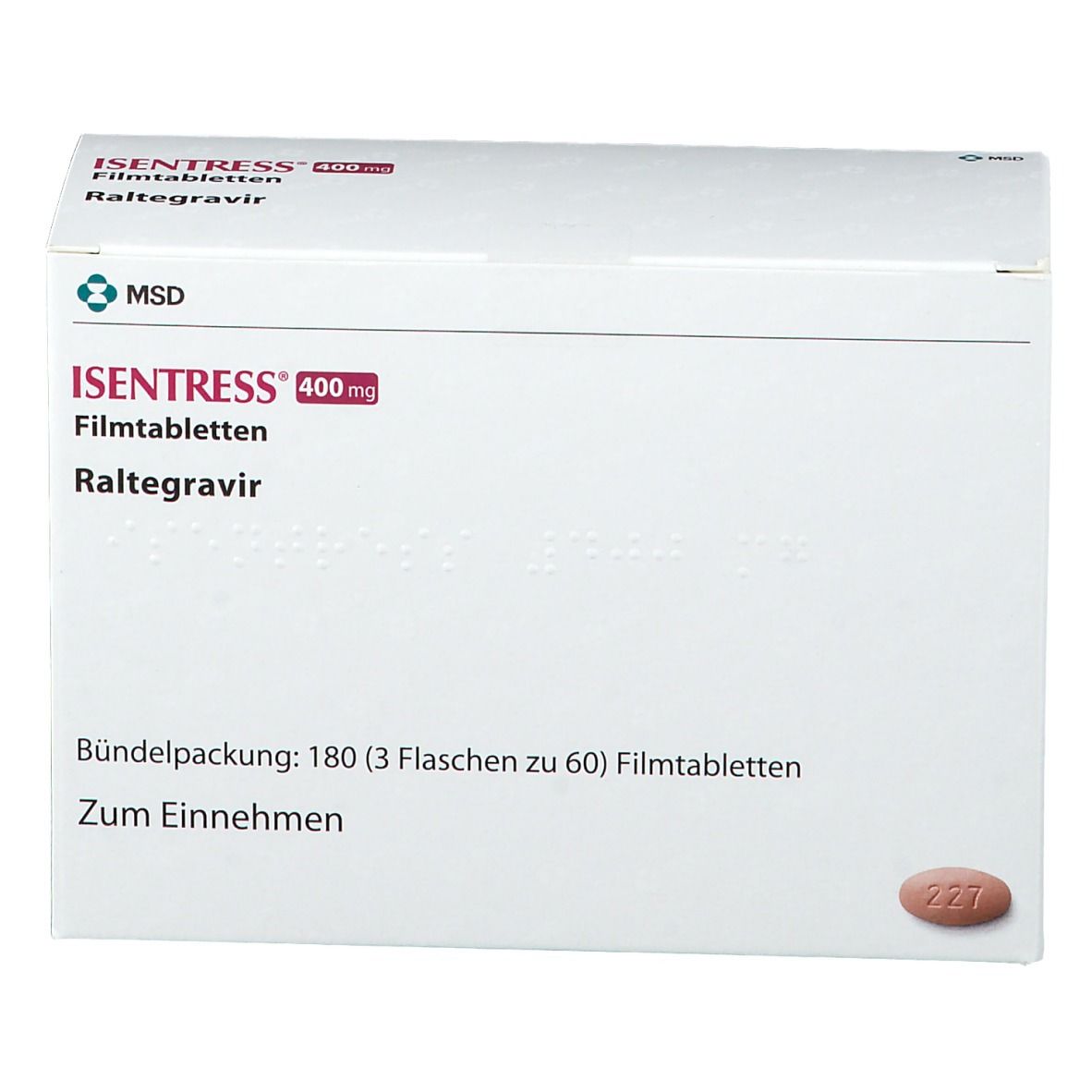 ISENTRESS® 400 mg 180 St mit dem E-Rezept kaufen - Shop Apotheke