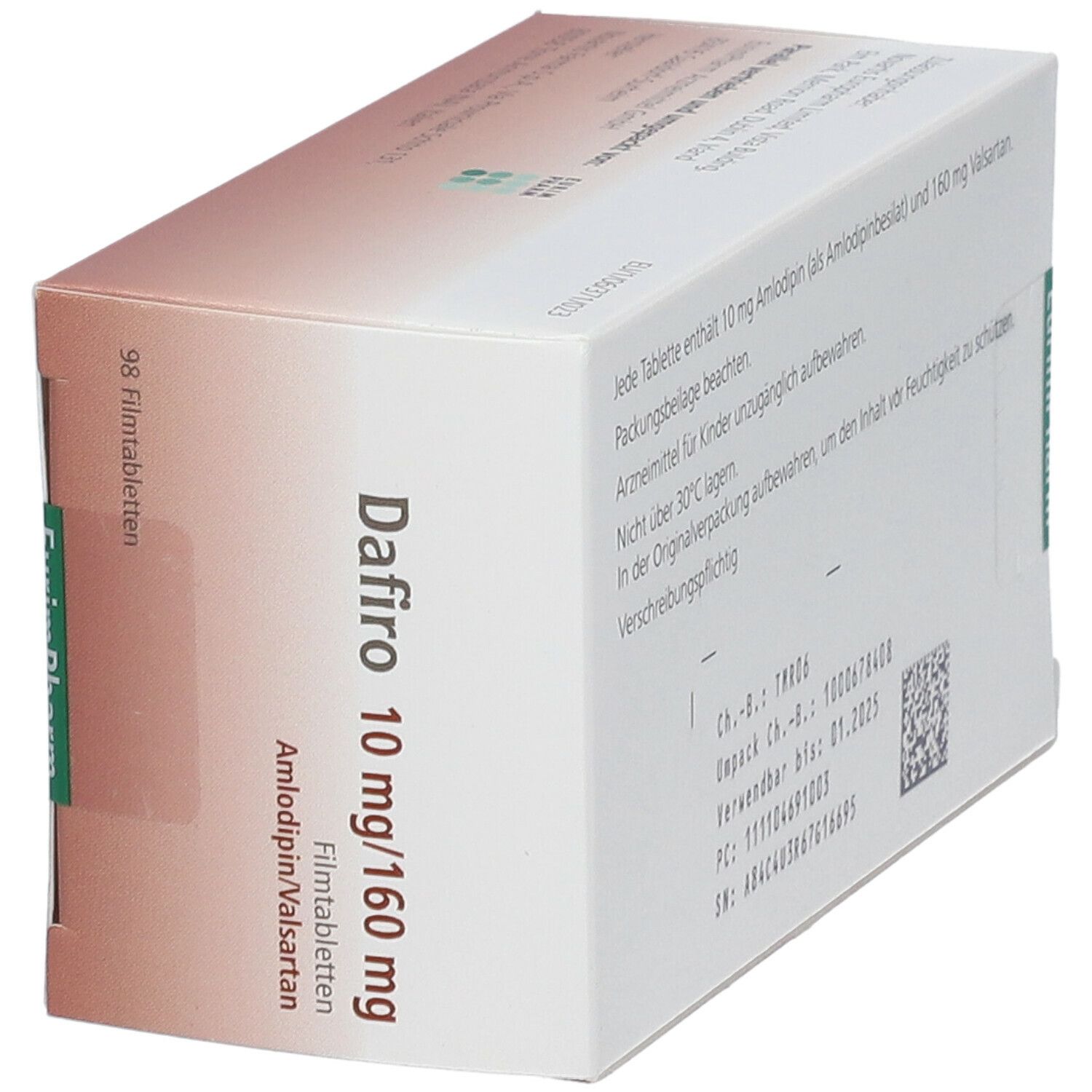 Dafiro 10 mg/160 mg 98 St mit dem E-Rezept kaufen - Shop Apotheke