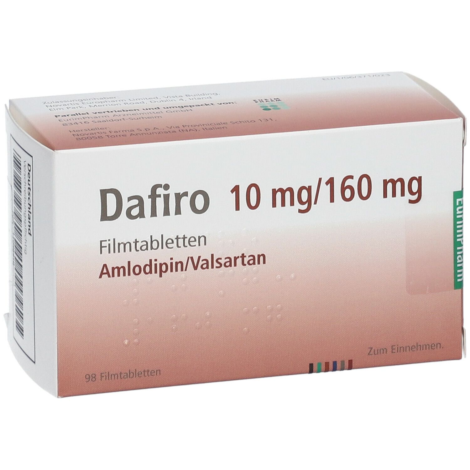 Dafiro 10 mg/160 mg 98 St mit dem E-Rezept kaufen - Shop Apotheke
