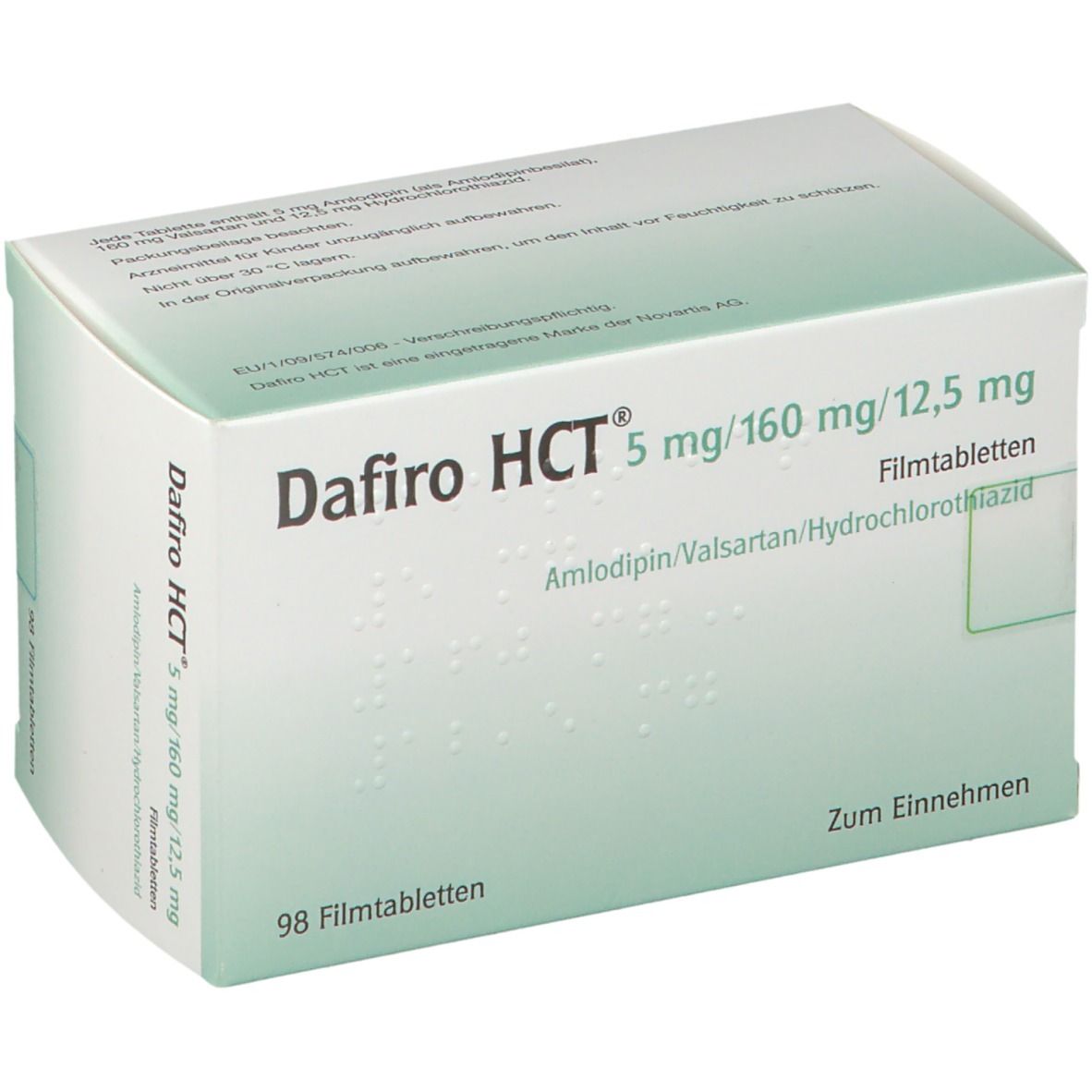 Dafiro HCT 5 mg/160 mg/12,5 mg 98 St mit dem E-Rezept kaufen - SHOP ...
