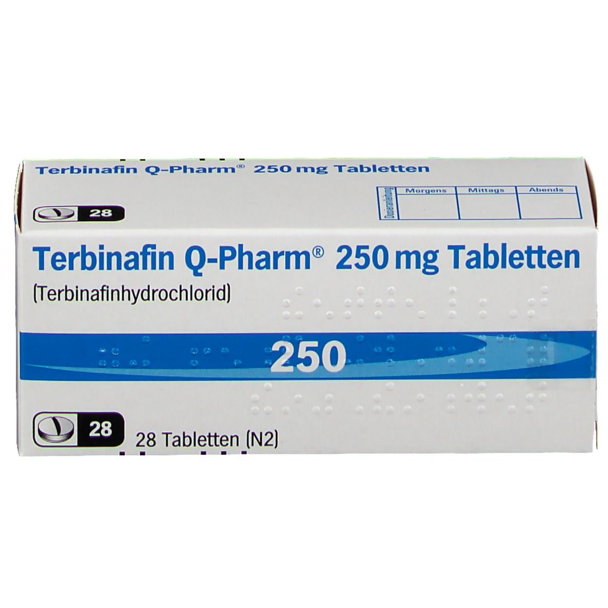 Terbinafin Q-Pharm® 250 mg 28 St mit dem E-Rezept kaufen - Shop Apotheke