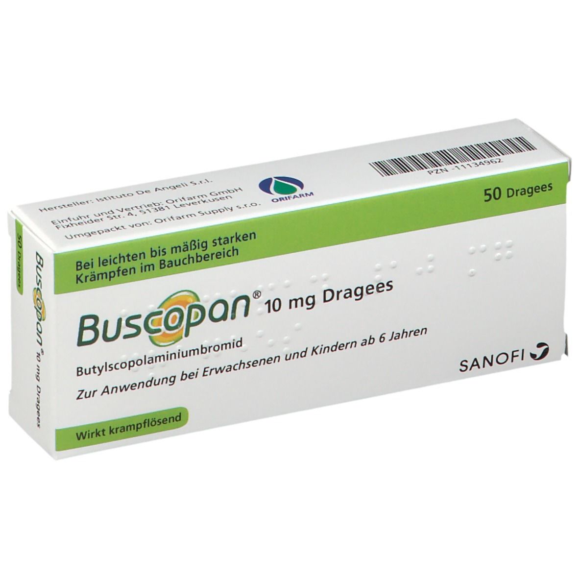 Buscopan® 10 mg 50 St - Shop Apotheke