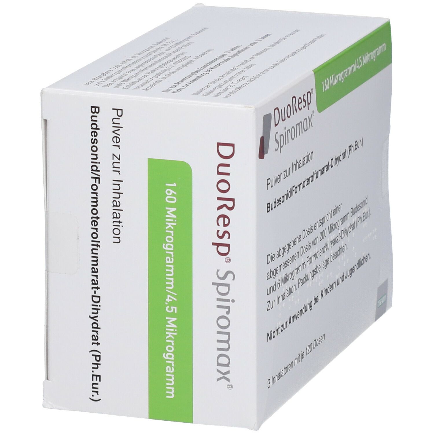 Duoresp Spiromax 160 µg/4,5 µg/Dosis 3 St mit dem E-Rezept kaufen ...