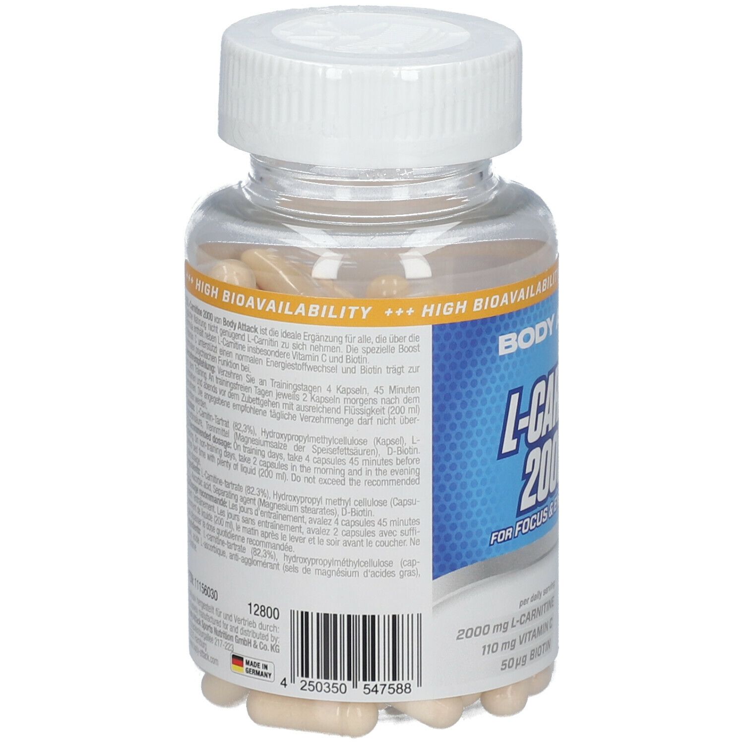 Body Attack L-Carnitine 2000 100 St - shop-apotheke.at