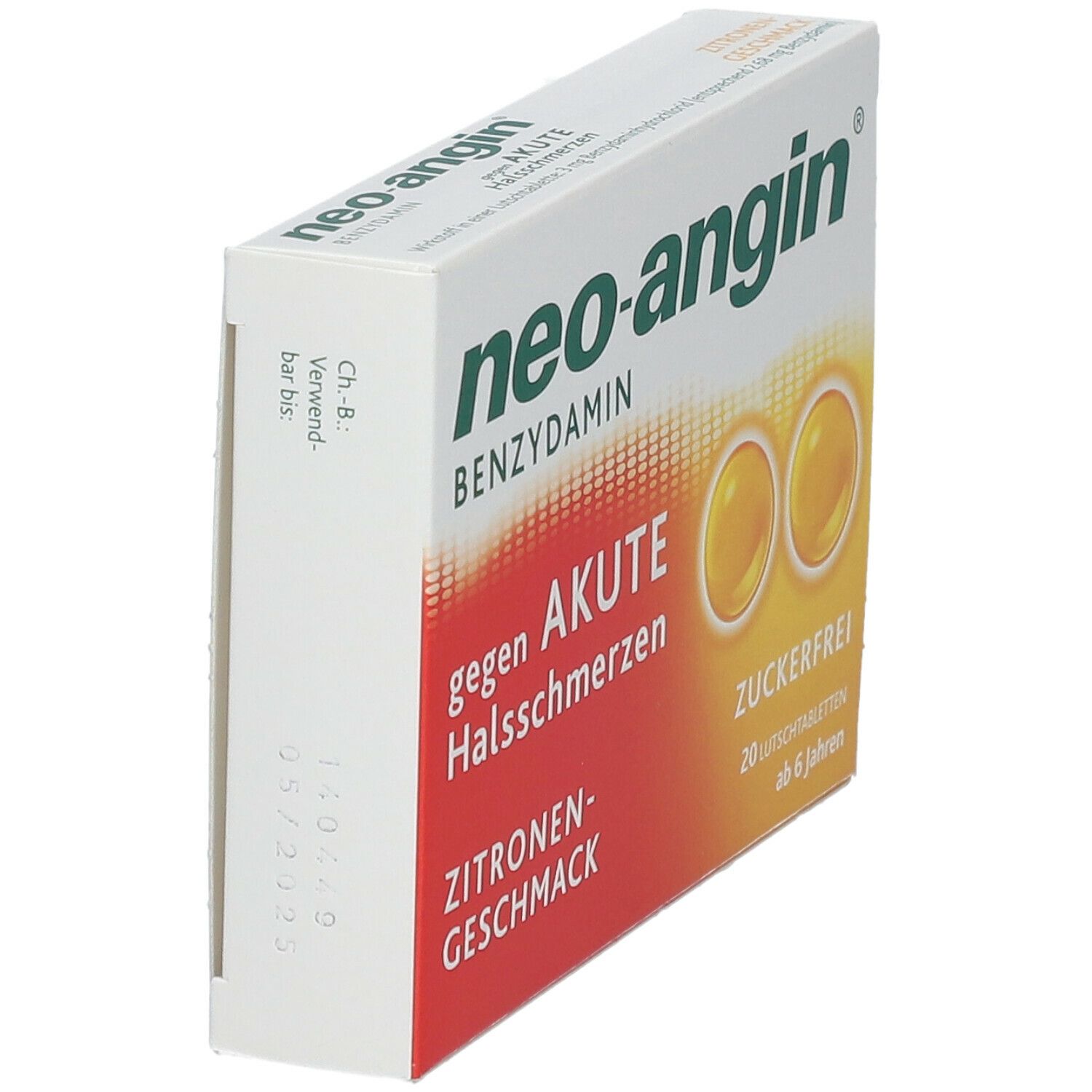 neo-angin® BENZYDAMIN akute Halsschmerzen Zitronen-Geschmack zuckerfrei ...