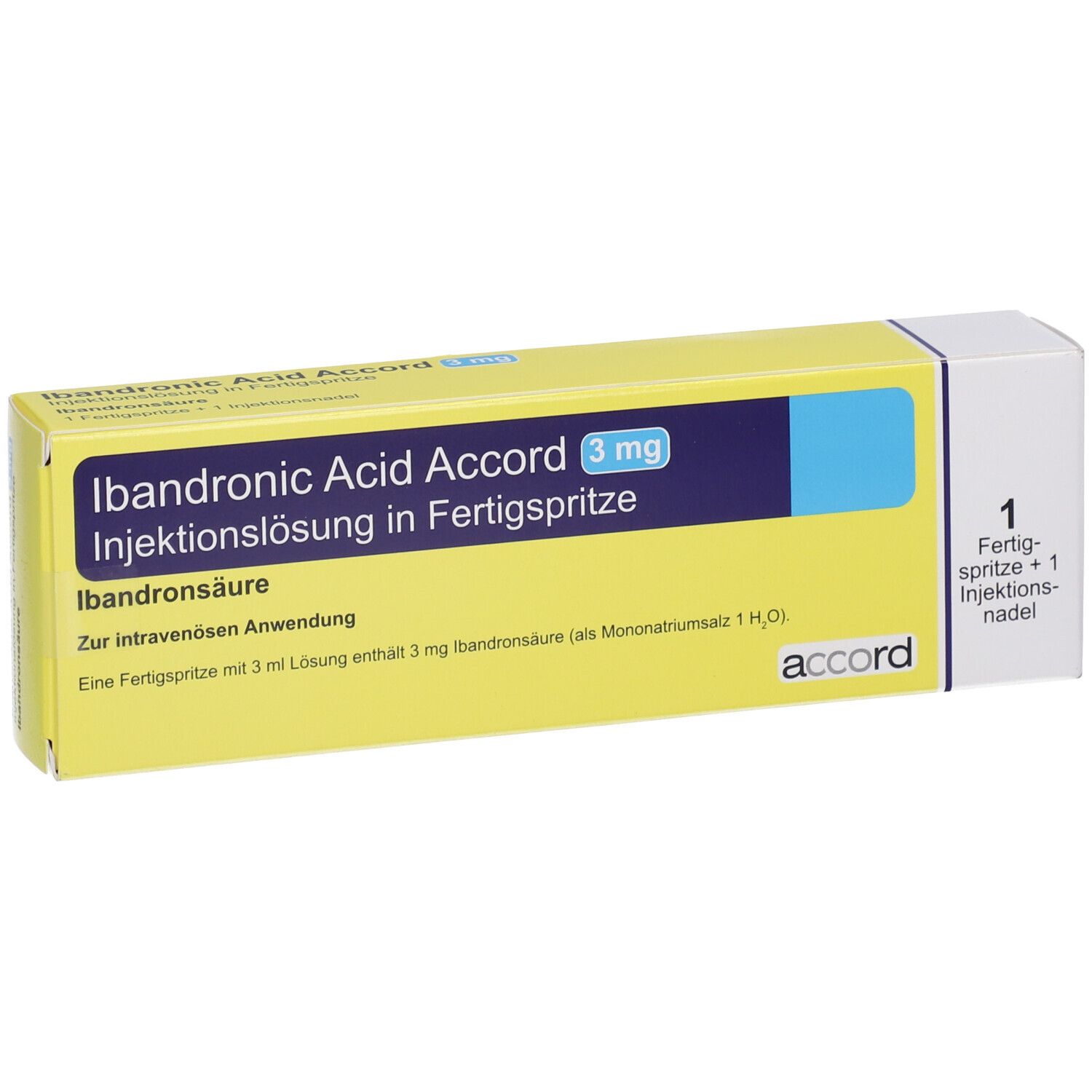 Ibandronic Acid Accord 3Mg 1 St mit dem E-Rezept kaufen - Shop Apotheke