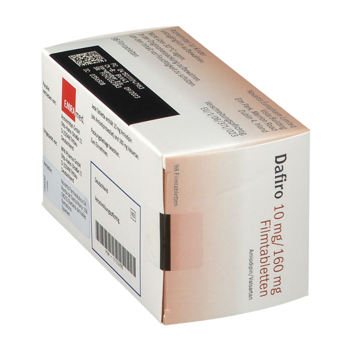 Dafiro® 10 mg/160 mg 98 St mit dem E-Rezept kaufen - Shop Apotheke