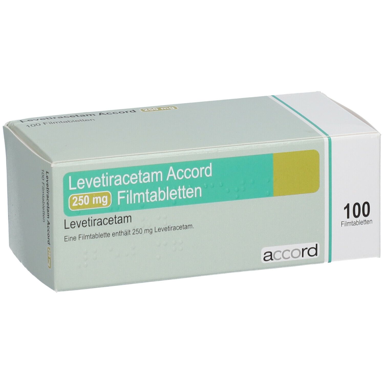 Levetiracetam Accord 250 mg 100 St mit dem E-Rezept kaufen - Shop Apotheke