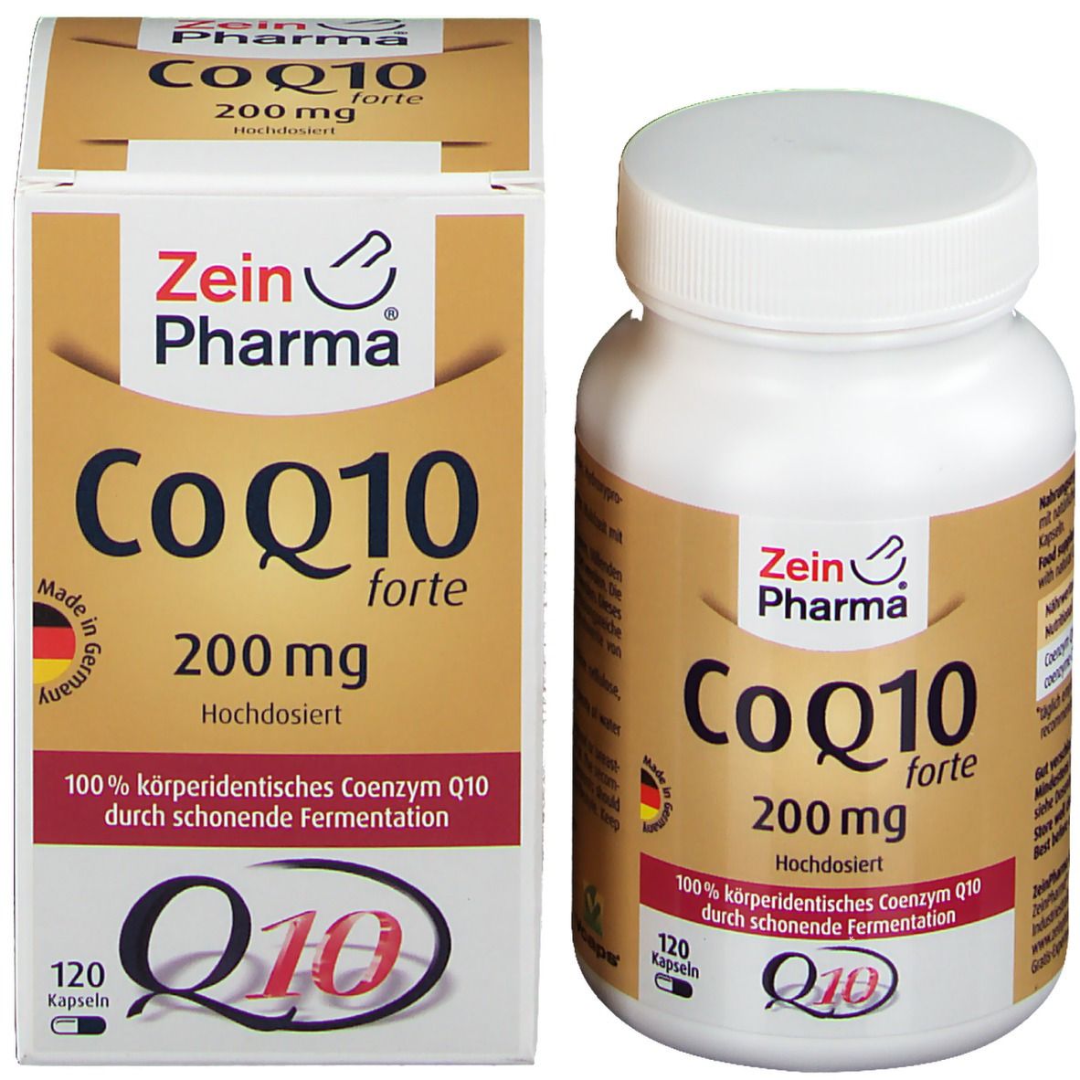 ZeinPharma® Coenzym Q10 Kapseln forte 200 mg 120 St - shop-apotheke.com