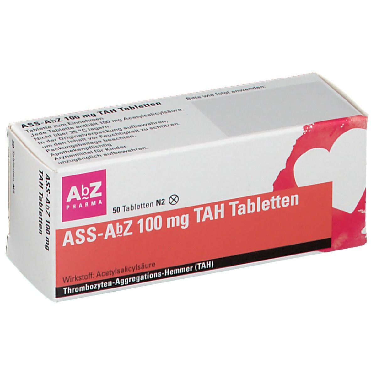 ASS-AbZ 100 mg TAH 50 St - shop-apotheke.com