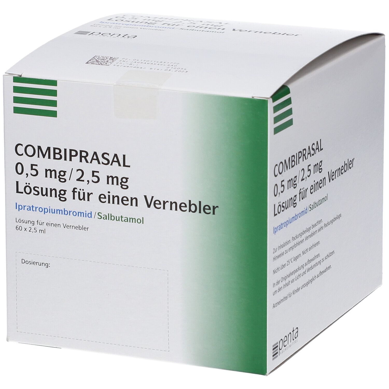 Combiprasal 0,5 mg/2,5 mg 60x2,5 ml mit dem E-Rezept kaufen - Shop Apotheke