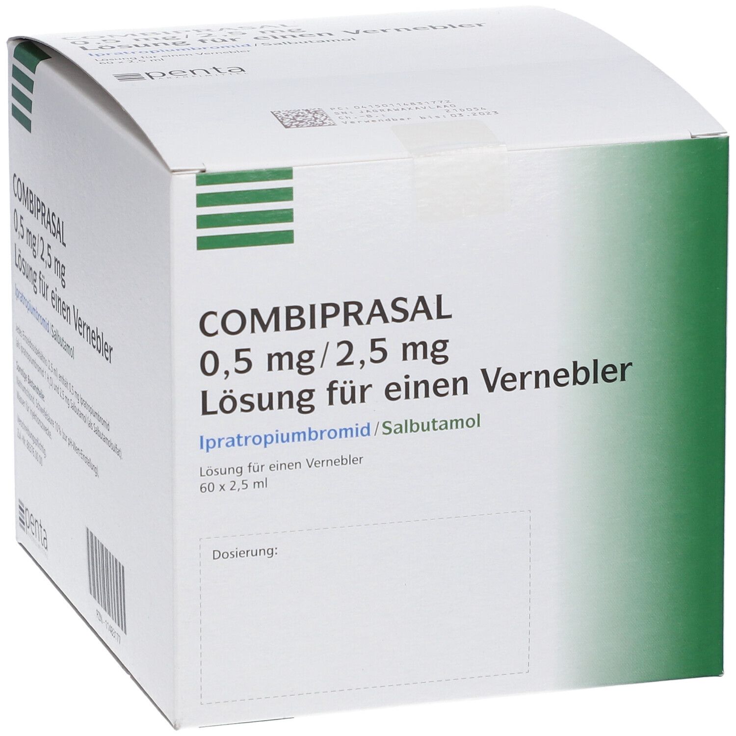 Combiprasal 0,5 mg/2,5 mg 60x2,5 ml mit dem E-Rezept kaufen - Shop Apotheke