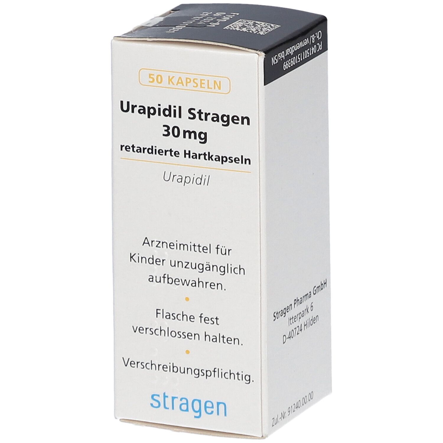 Urapidil Stragen 30 mg 50 St mit dem E-Rezept kaufen - Shop Apotheke