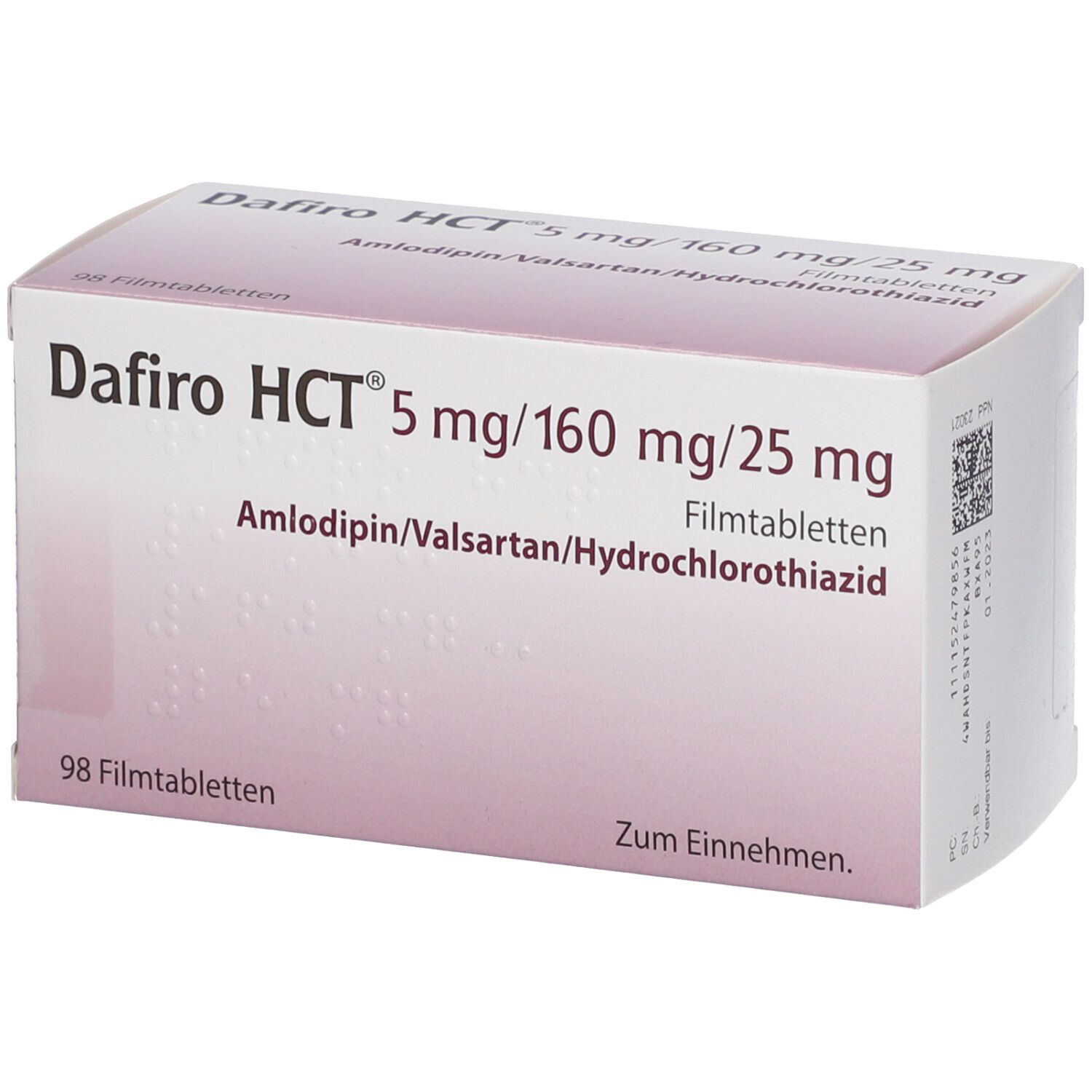 Dafiro HCT® 5 mg/160 mg/25 mg 98 St mit dem E-Rezept kaufen - Shop Apotheke