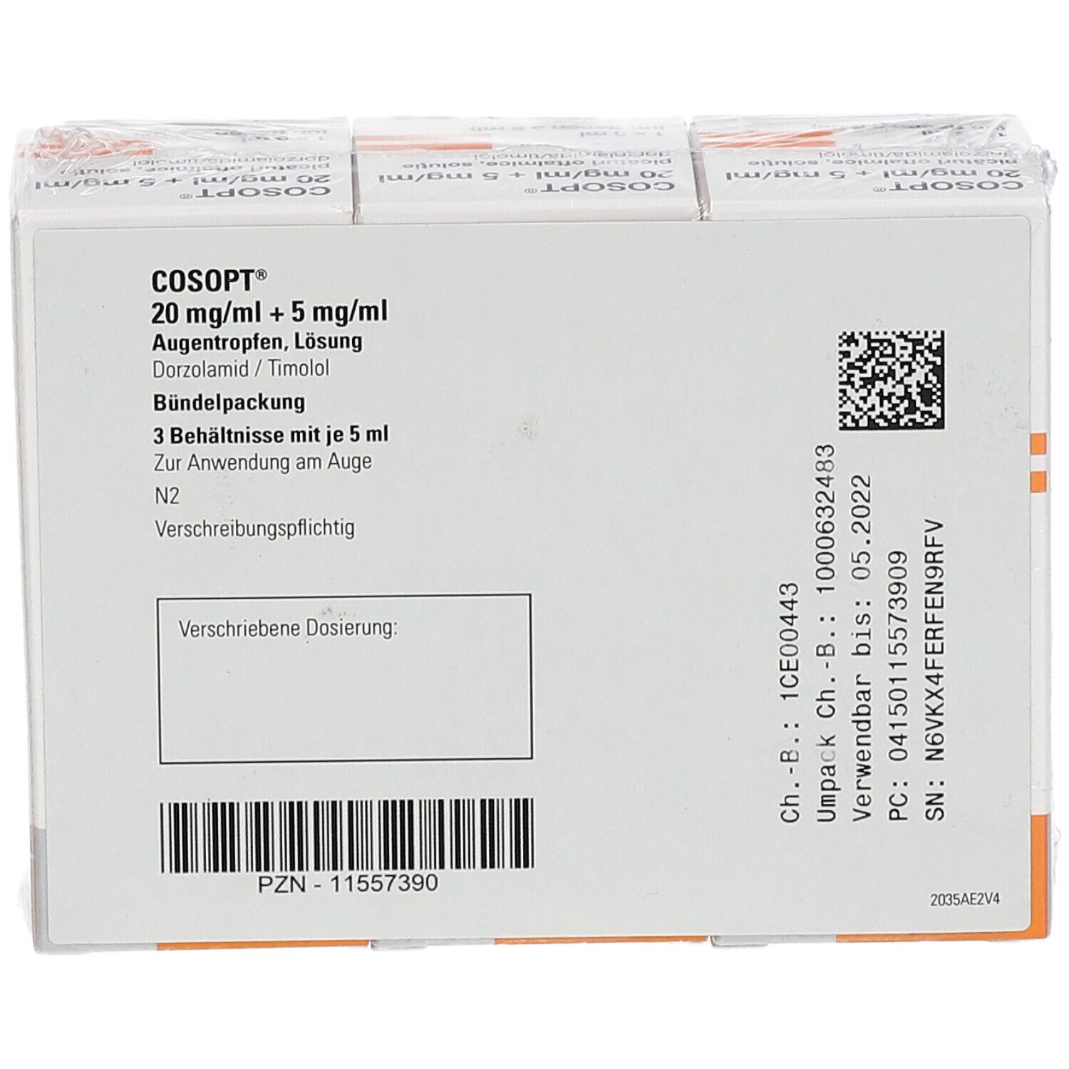 COSOPT® 20 mg/ml + 5 mg/ml 3x5 ml mit dem E-Rezept kaufen - Shop Apotheke