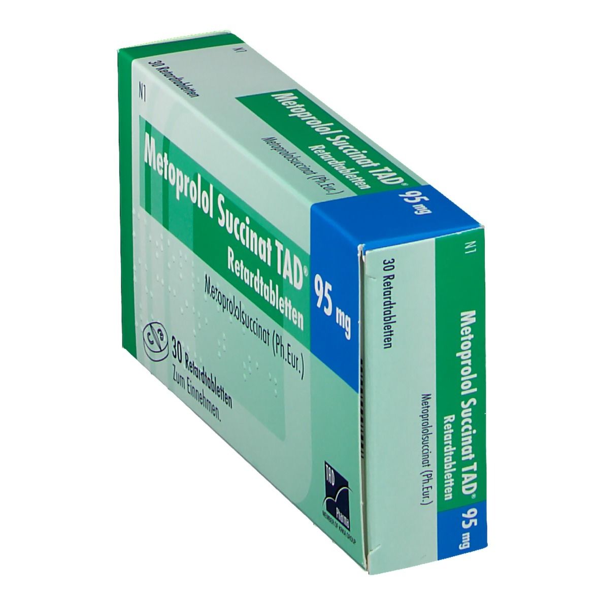 METOPROLOL SUCCINAT TAD 95 mg Retardtabletten 30 St mit dem E-Rezept ...