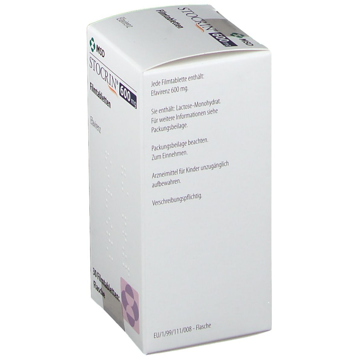 Stocrin 600 mg 30 St mit dem E-Rezept kaufen - Shop Apotheke