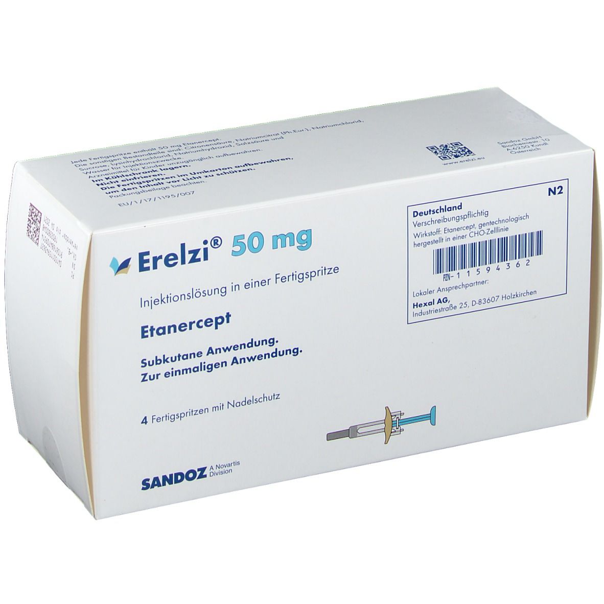 Erelzi® 50 mg 4 St - shop-apotheke.com